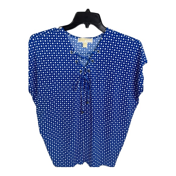 Michael Kors Tops Michael Kors Blouse Womens Size S Blue White
